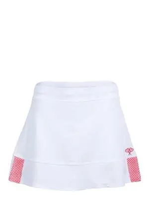 LOVE ALL TENNIS Tracy Gingham Skort - Pink
