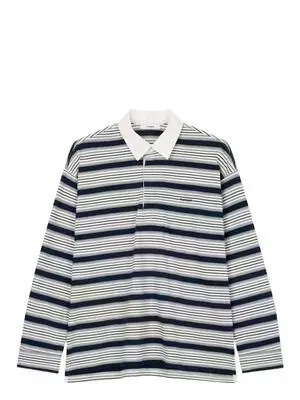 STUDIO TOMBOY Striped Long-sleeves Top - Blue