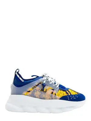 Versace Chain Reaction Sneakers - Blue