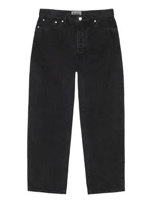 StÜssy Big Ol Needlepunch Canvas Jeans - Black