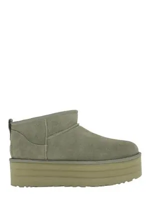 UGG Classic Ultra Mini Platform Boots - Green