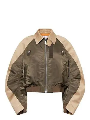 SACAI Contrast-Twill Padded Shell Jacket