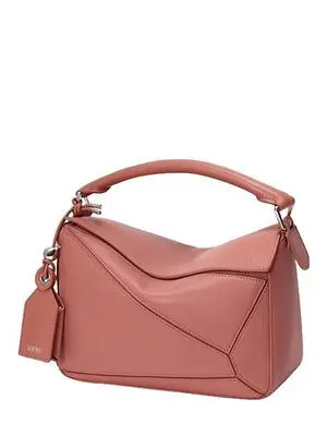 Loewe Puzzle Small Leather Top-handle Bag - Blush