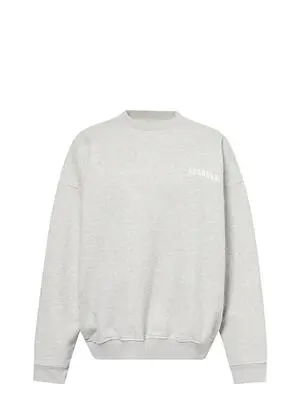 ADANOLA Cotton-jersey Oversized Sweatshirt - Marshmallow White