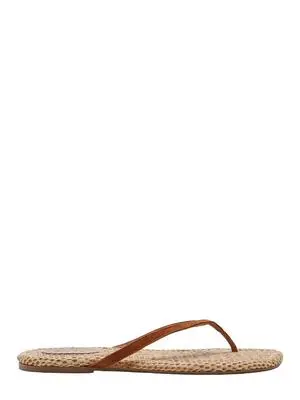 Staud Freja Thong Sandals - Brown