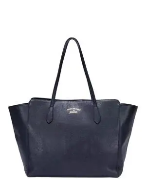 Gucci Calf Leather Tote Handbag - Black