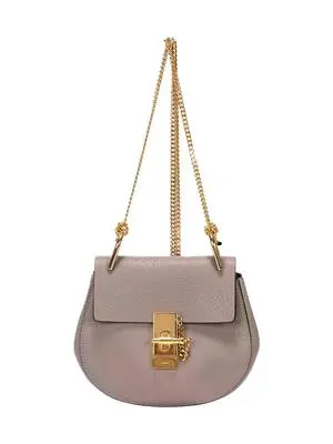Chloé Drew Shoulder Bag - Grey
