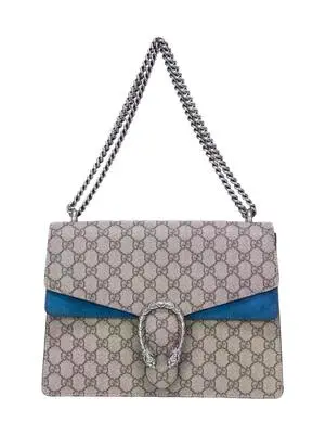 Gucci Dionysus Monogram Chain Shoulder Bag - Neutrals