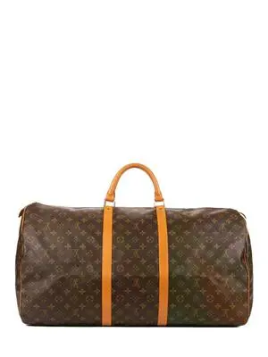 LOUIS VUITTON Monogram Duffel - Brown