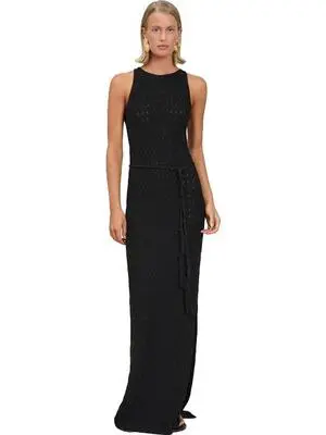 Devon Windsor Nova Maxi Knit Dress - Blue