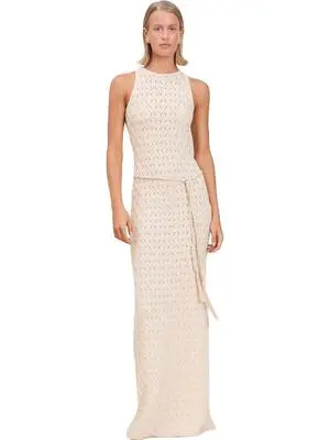 Devon Windsor Nova Maxi Knit Dress - Gray