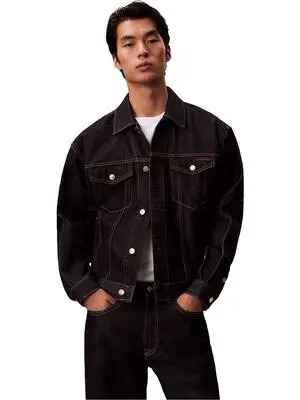 Calvin Klein Lunar New Year Denim Trucker Jacket - Lunar Rinse