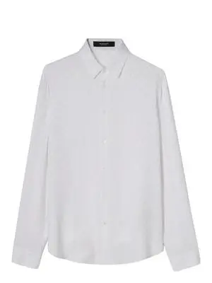 Gucci Gg Silk Jacquard Shirt - White