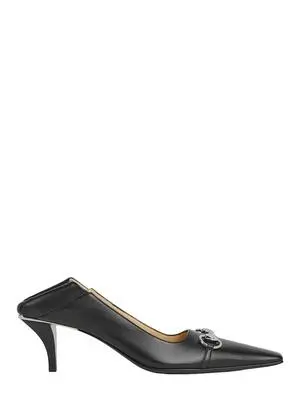 Gucci S Vittoria Leather Pump - Black