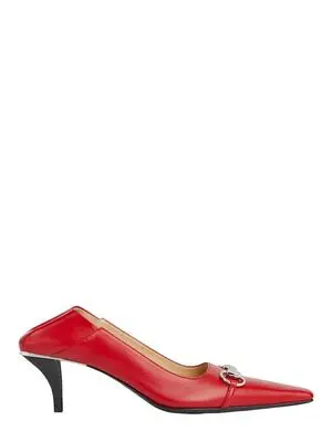 Gucci Leather Vittoria Pump - Red