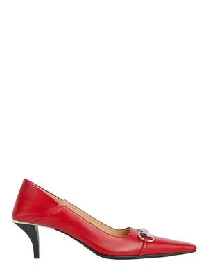 Gucci Leather Vittoria Pump - Red
