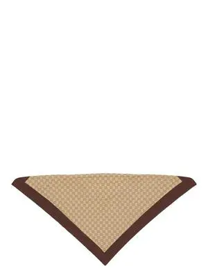 Gucci Printed Silk Twill Headband - Beige