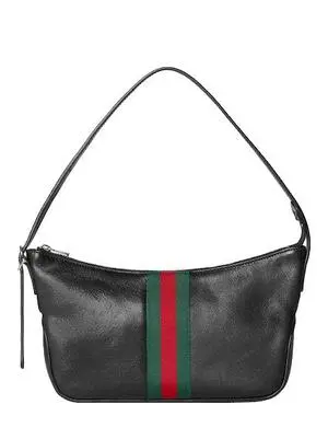 Gucci Lunetta Small Crossbody Bag Black Leather