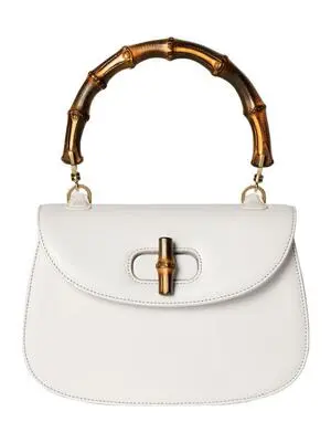 Gucci Bamboo 1947 Small Top Handle Bag - White