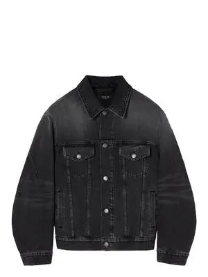 Gucci Washed Certified Cotton Denim Jacket - Black