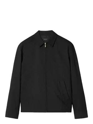 Gucci Gg Wool Zip Jacket - Black