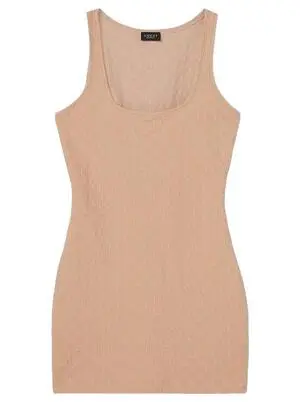Gucci Gg Jersey Jacquard Dress - Beige