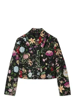 GUCCI Flora Silk Brocade Jacket