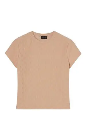 Gucci Gg Jersey Jacquard T-shirt - Beige