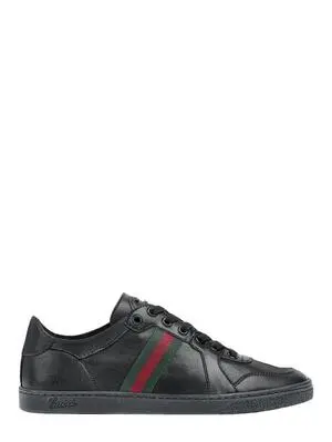 Gucci Leather Low-top Sneaker - Black