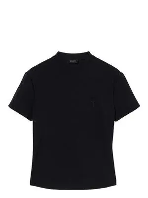 Gucci Rayon Jersey T-shirt With Embroidery - Black