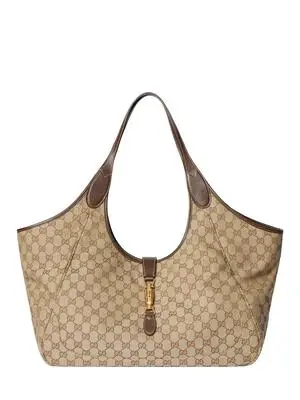 Gucci Mercato Large Tote Bag - Beige