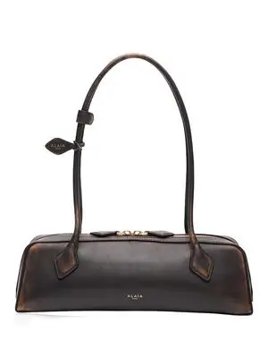 Alaïa ALAÏA Le Teckel Medium Shoulder Bag Brown