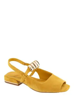 KENNETH COLE Illia Slingback Sandal - Sulfur Suede