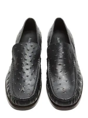 Acne Studios Leather Loafers - Black