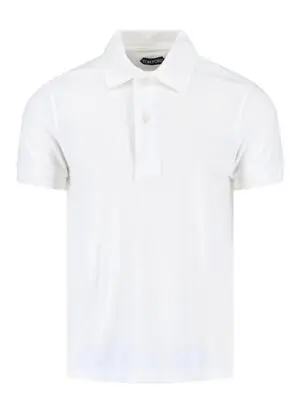 TOM FORD Button Polo Shirt - White