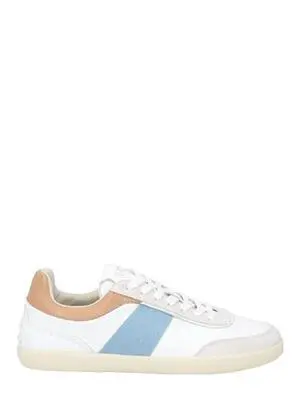 TOD'S Leather Low-top Sneakers - White