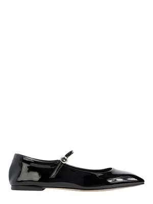 AeydĒ Patent-leather Mary Jane Flats - Black