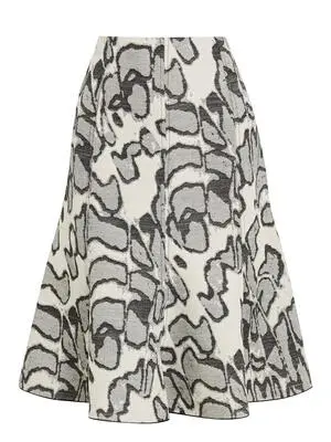 STELLA MCCARTNEY Flared Jacquard Skirt