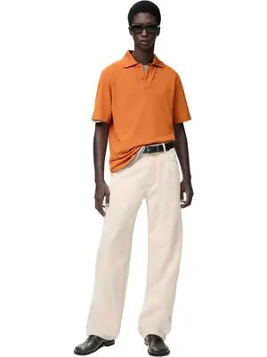 Loewe Polo In Cotton - Orange