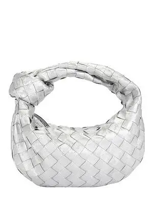 Bottega Veneta Mini Jodie Bag - Silver