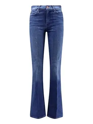 MOTHER The Weekender Flare Leg Jeans - Blue