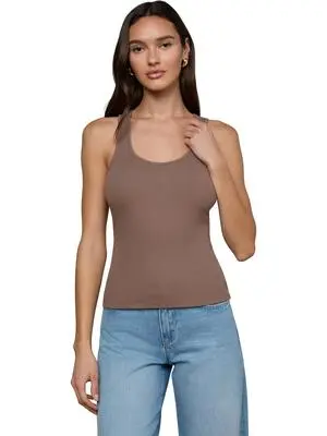 L'Agence Adira Scoopneck Tank Top - Light Mink
