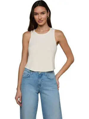 L'AGENCE Cael Ribbed Tank Top