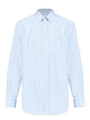 Paul Smith Shirt With Stripe Pattern - Blue