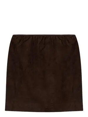 ROTATE BY BIRGER CHRISTENSEN Mini Leather Skirt
