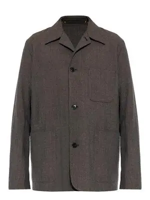Paul Smith Wool Check Blazer - Brown