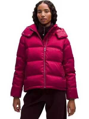 Lululemon Wunder Puff 600-down-fill Jacket - Berry Rumble