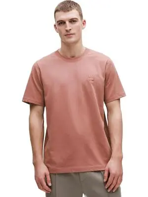 Lululemon Heavyweight Classic-fit Cotton T-shirt - Red Clay