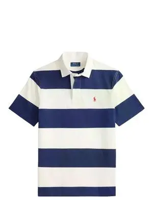 Polo Ralph Lauren Striped Short-sleeve Polo Shirt - Blue