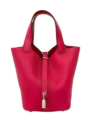 Hermès 2021 Clemence Picotin Lock 18 Handbag - Pink